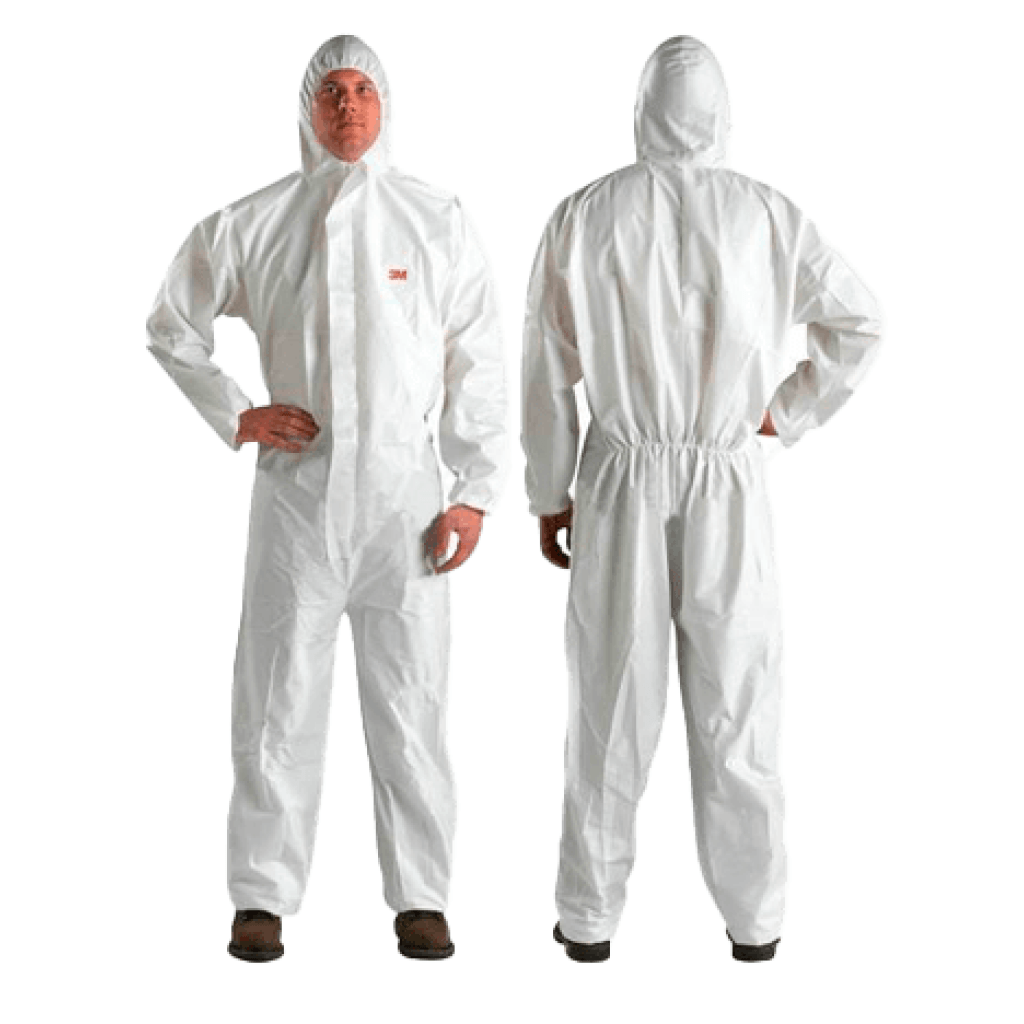 Overol Blanco 3M para Salpicaduras de Químicos y Pintura - Seguriex